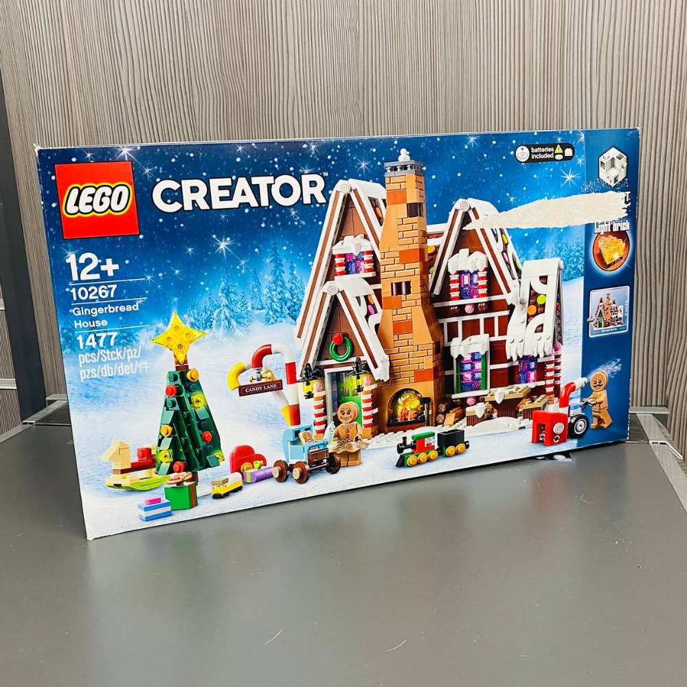 Used LEGO Creator Expert Gingerbread House 10267 Building Kit (1,477 ...
